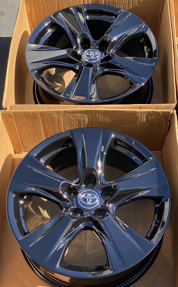 17" Toyota RAV4 Factory Wheels 2019-2025 Gloss Black OEM Rims 75240 | eBay