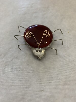 Ladybug Glass Silver Figurine Paperweight | eBay