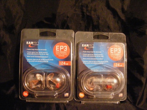 2 Paris SureFire EP3 Sonic Defenders Filtered Earplugs 1 set Large 1 ...