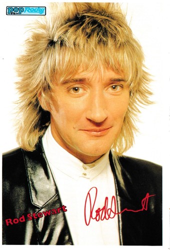 Rod Stewart (Pop Rocky Autogrammkarte) | eBay.de
