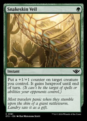 x4 Snakeskin Veil C MTG Outlaws of Thunder Junction M/NM, English | eBay