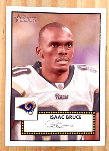 1994 TOPPS HERITAGE ISAAC BRUCE ROOKIE CARD#41 NM-MT ST. LOUIS LA RAMS MEMPHIS | eBay
