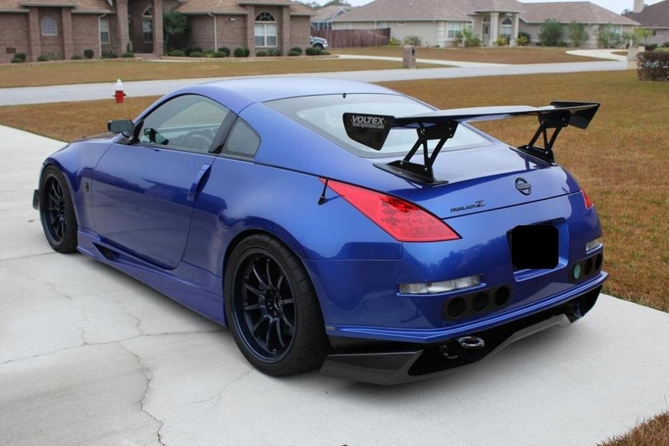 For Nissan 350Z/Fairlady Z Voltex look rear bumper diffuser / undertray ...