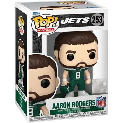 Aaron Rodgers Funko Pop! NFL Vinyl Figure #253 New York Jets | eBay