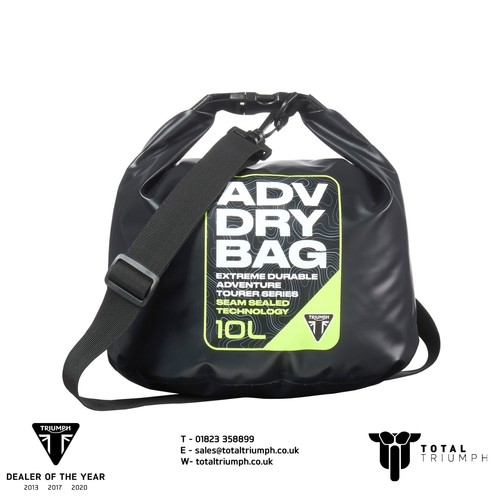 2024 GENUINE Triumph Motorcycles 10 Litre Luggage Dry Bag NEW MLUA24010 ...