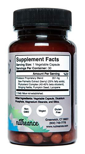 Prostacor Natural Prostate Support Dietary Supplement 30 Capsules for ...