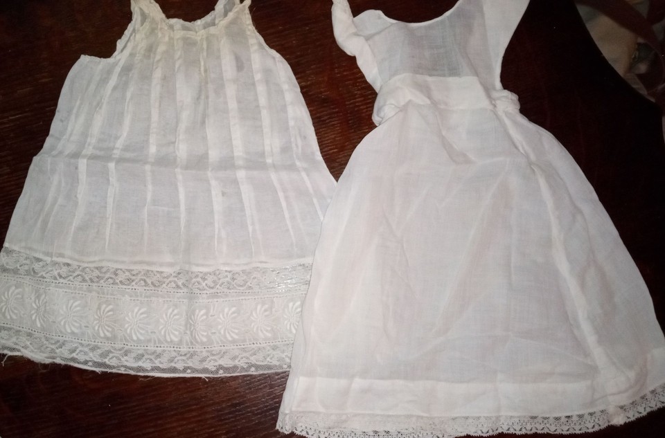 Lot of White Remnants With L ace For Doll Clothes #995 | eBay