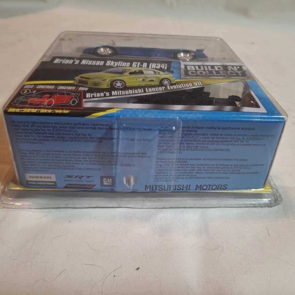 Jada Fast & Furious Brian's Nissan Skyline GT-R (R34) Build and Collect ...