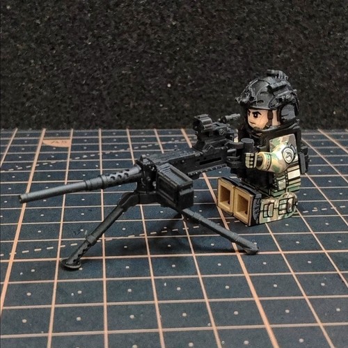 MinifigArsenal M2 Heavy Machine Gun Modern Brick Battle Set for ...