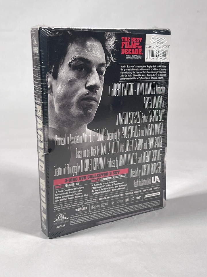 NEW Raging Bull - Special Edition (DVD, 2-Disc Collector's Set) Robert ...