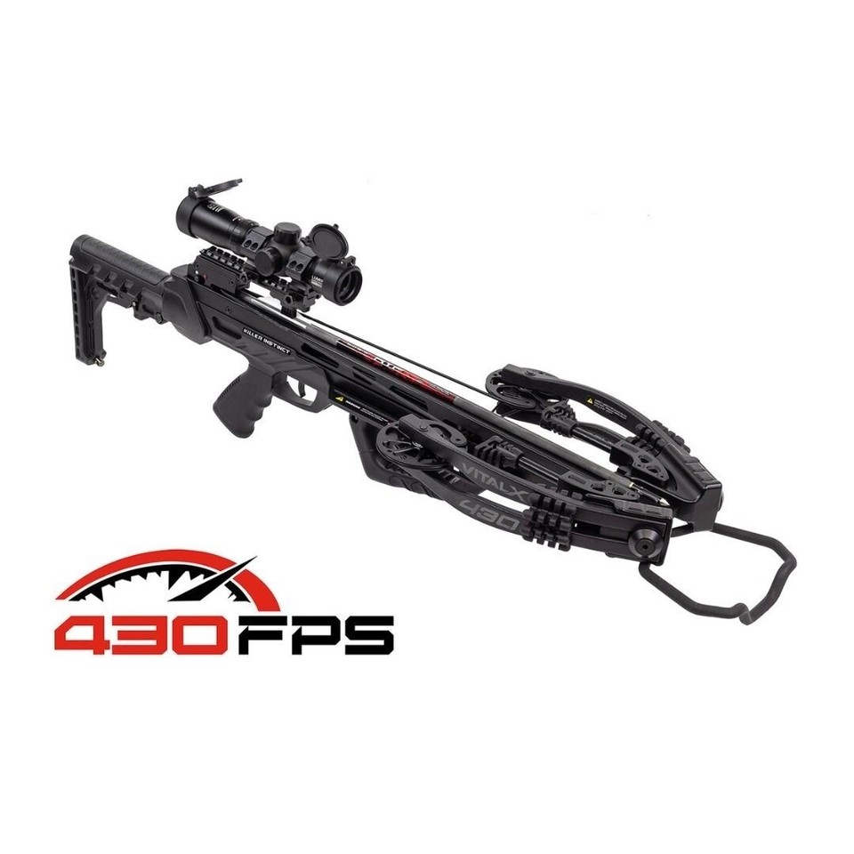 Killer Instinct Vital X 430 Elite Crossbow Archery Kit | eBay