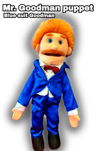 SML Goodman with blue tuxedo – 28 in. puppet handmade SunnyToys replica ...