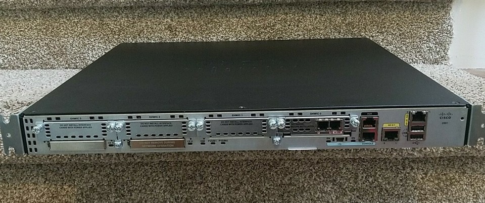 Cisco CISCO2901/K9 V02 2901 Gigabit Integrated Services Router TESTED ...