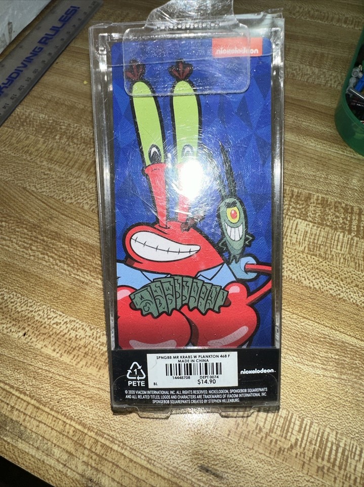 FiGPiN SpongeBob SquarePants Mr Krabs With Plankton Collectable Pin ...