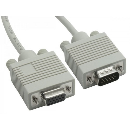 8ware 2m VGA Monitor Extension Cable HD15 pin Male to Female Monitor ...