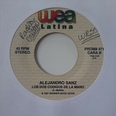 Alejandro Sanz Pisando Fuerte / Los Dos Cogidos De La Mano WEA LATINA VG+ #1790 | eBay