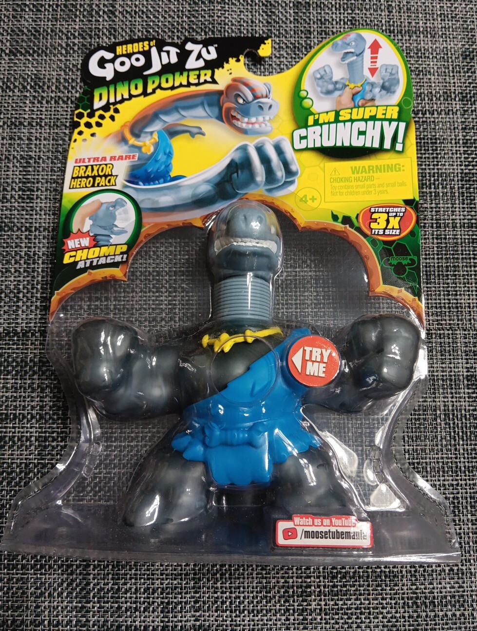 Heroes of Goo Jit Zu Braxor the Brachiosaurus Action Figure Ultra Rare ...