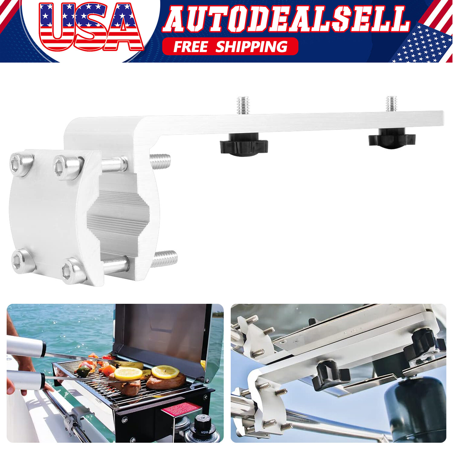 Stow N' Go Grill Rail Mount Bracket 58182 for Any Kuma Grill and RV ...