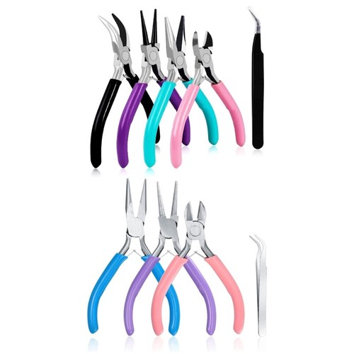 Essential Jewelry Tool Set Wire Bending and Looping Pliers Beading Tool ...