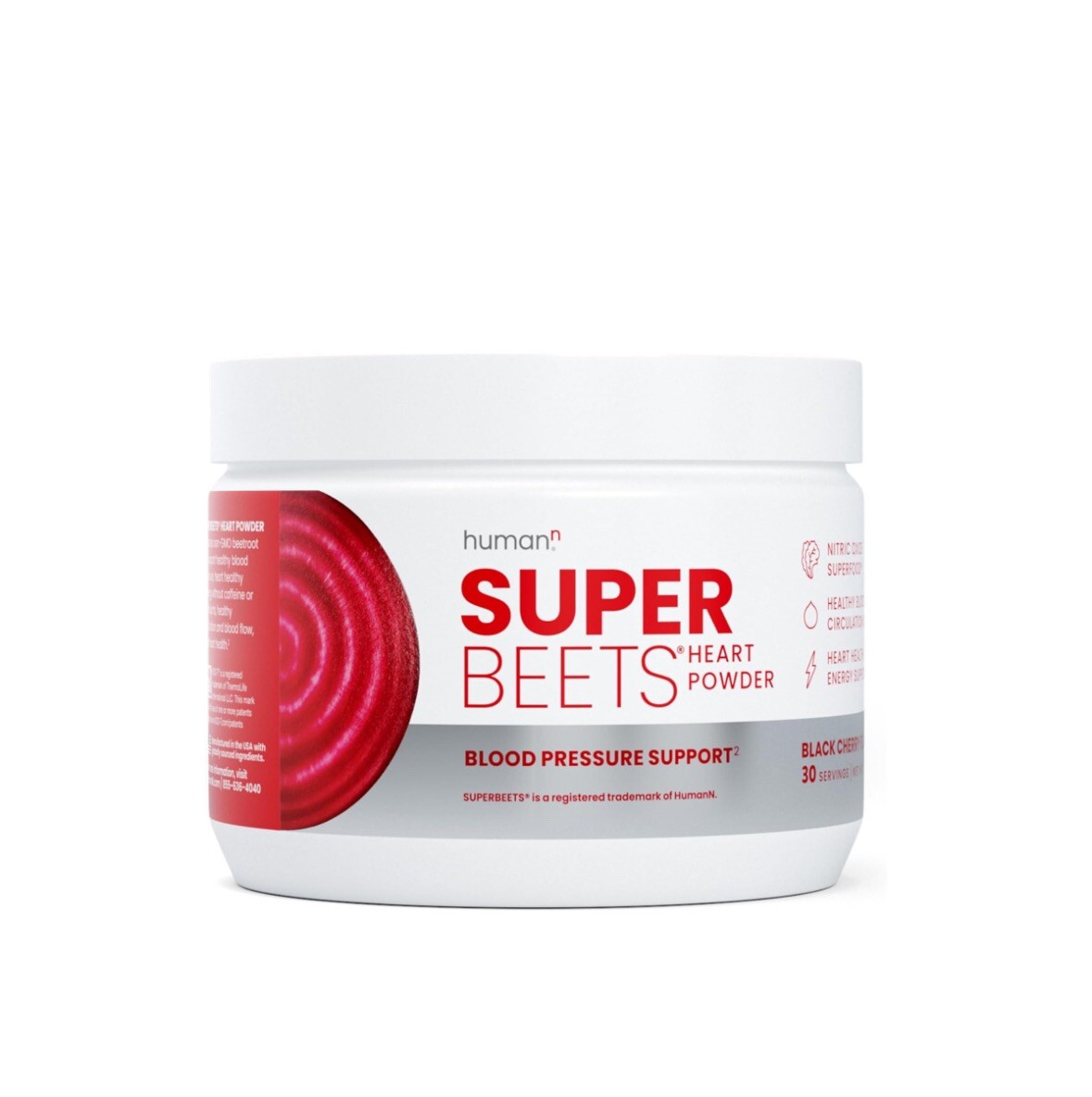 HumanN SuperBeets Black Cherry - Beet Root Powder Nitric Oxide Boost 30 ...