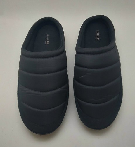 Mens Kenneth Cole memory foam indoor outdoor black slippers size M 8-9 ...