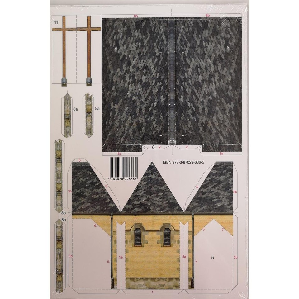 Schreiber-Bogen Card Model Building Old Town Church Pfersbach | Paper ...