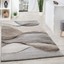 Woven Carpet Modern High Quality With Wave Look Mottled In Grey Beige ...