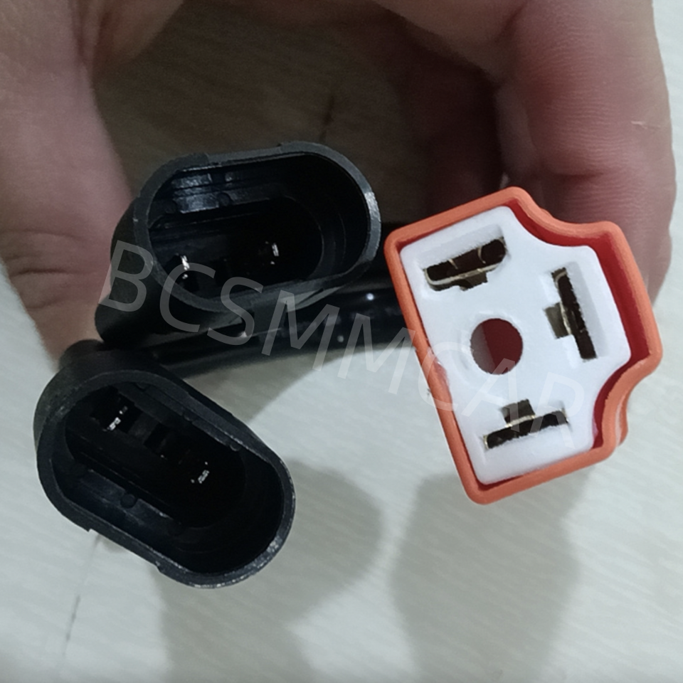 2x 9005 9006 To H4 Bulbs Adapter Headlight Conversion Wire Pigtail ...