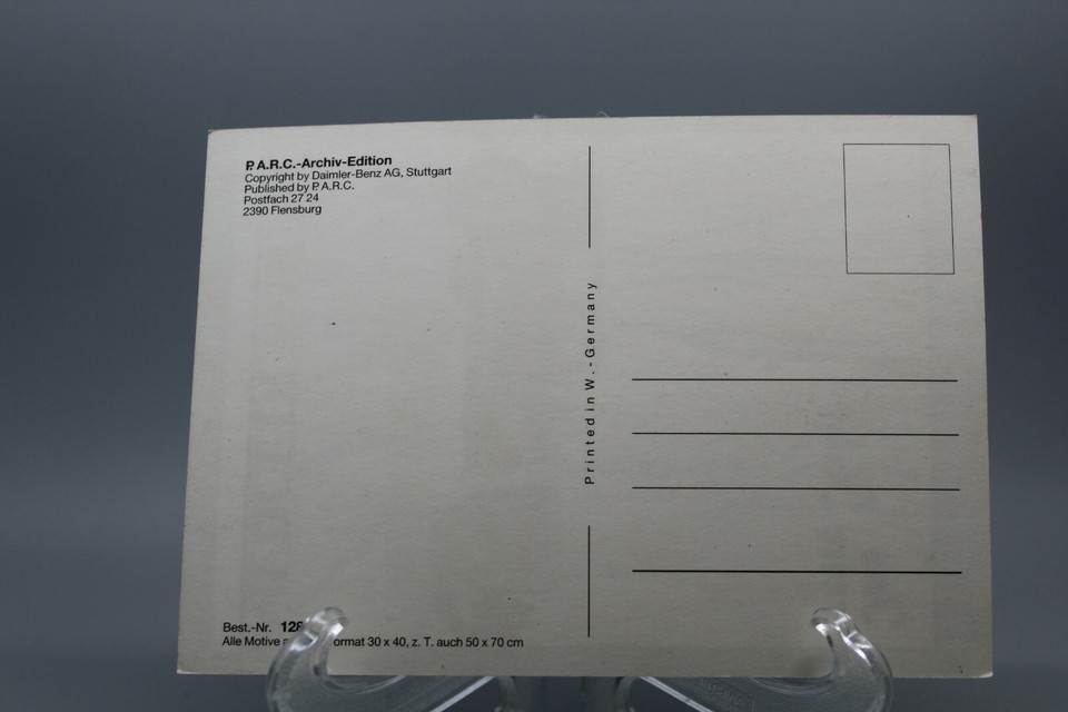 MERCEDES BENZ POSTCARD RENE STAUD COLLECTION #128 VINTAGE 90'S RARE | eBay