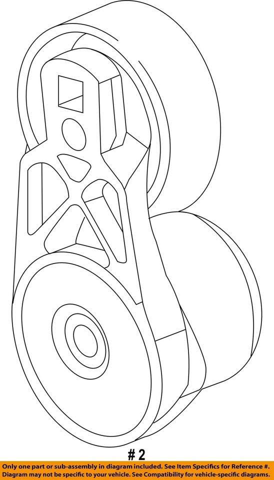 Chevrolet GM OEM 2016 Cruze-Serpentine Fan Belt Tensioner 12638689 | eBay