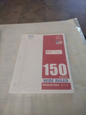 Norcom Tools For Knowledge 150 Sheets wide ruled notebook Filler paper ...