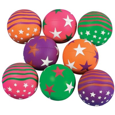 Jumbo Neon Star Balls 1PC | eBay