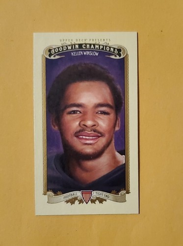2012 Upper Deck Goodwin Champions Minis Kellen Winslow Sr #86 HOF | eBay