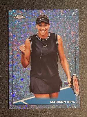 2021 Topps Chrome Tennis Diamond Refractor (/125) Madison Keys | eBay