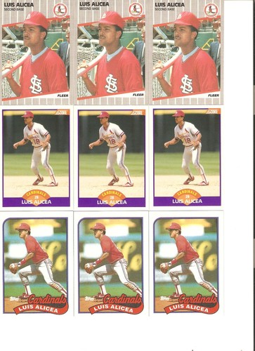 18 CARD LUIS ALICEA BASEBALL CARD LOT 100 | eBay
