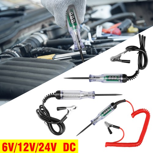 6/12/24V Car Digital Electric Voltage Circuit Tester Truck Automotive ...