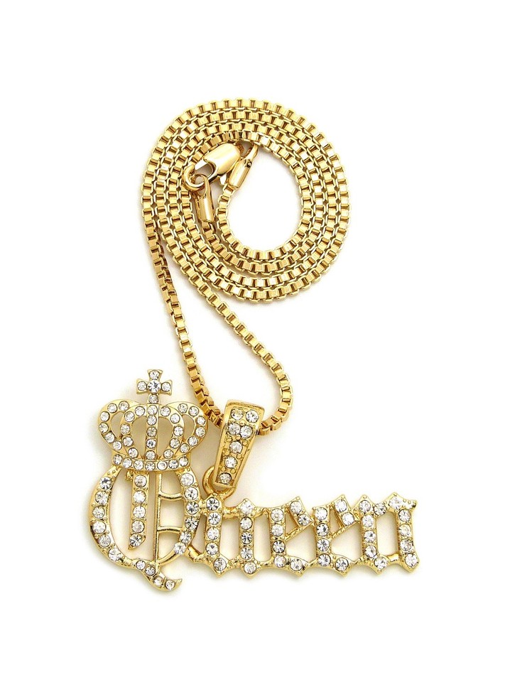 NEW QUEEN PENDANT & 18"&20"&24" VARIOUS CHAINS FASHION NECKLACES ...