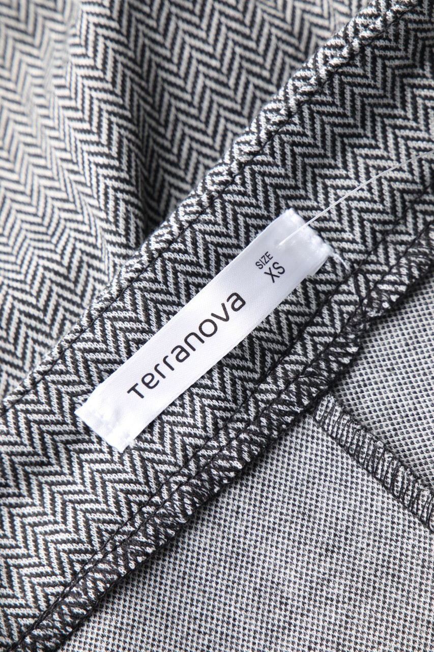 TERRANOVA Pants Zig Zag Pattern XS light grey | eBay.de