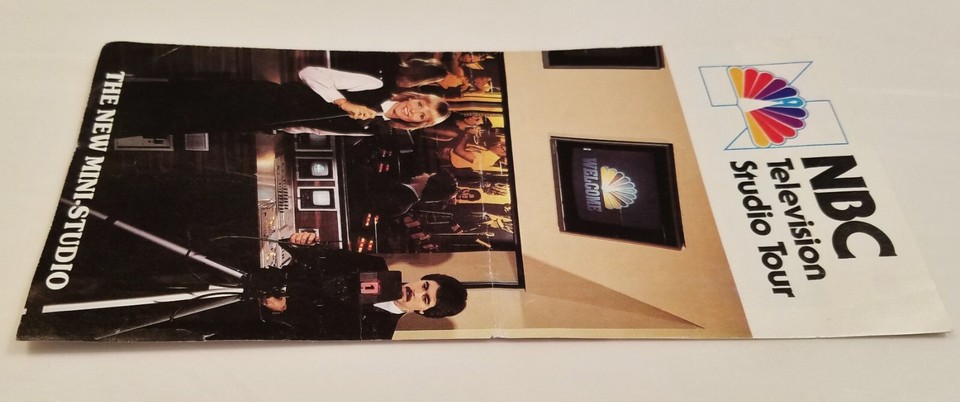 Vintage 1980's NBC TV Studio Burbank CA Tour Pamphlet | eBay