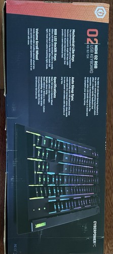 CyberPowerPC NOHI 02 RGB USB Wired Gaming Keyboard KB-161-104 & Elite ...