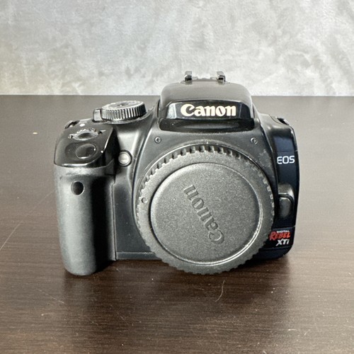 Canon EOS Rebel XTi 10.1MP Digital SLR Camera Body Black NO BATTERY | eBay