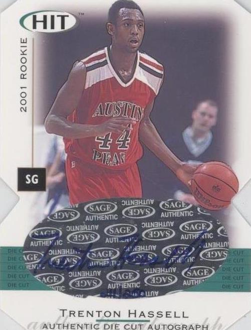 2001-02 SAGE Hit - Trenton Hassell #A29 Die-Cut Autographs /250 (AU ...