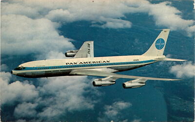 PAN AMERICAN, N790PA, 707 Jet Clipper, U.S.A Postcard | eBay