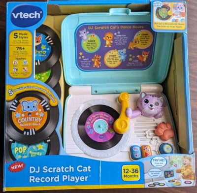 Brand New VTech DJ Scratch Cat Record Player New Toy Gift - PLEASE READ ...