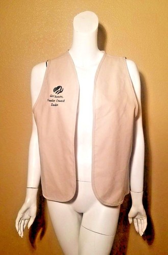 GIRL SCOUTS - FRONTIER COUNCIL LEADER VEST SIZE S | eBay