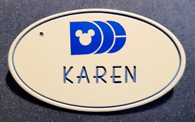 DISNEY Name Tag Disney Development Company Imagineering Cast Member ...