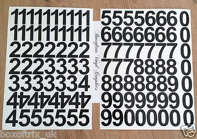4cm 1.5 inch Self Adhesive Vinyl Sticker Decals Numbers 40mm - 25 ...