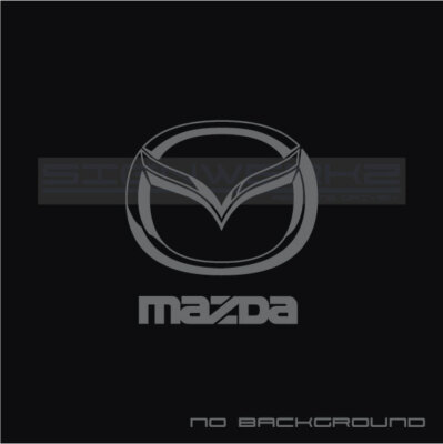 Black Mazda Emblem Wallpaper