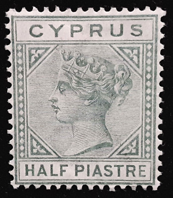 Cyprus Stamp 1892 1/2pi Queen Victoria Scott # 19 SG31 MINT OG H | eBay