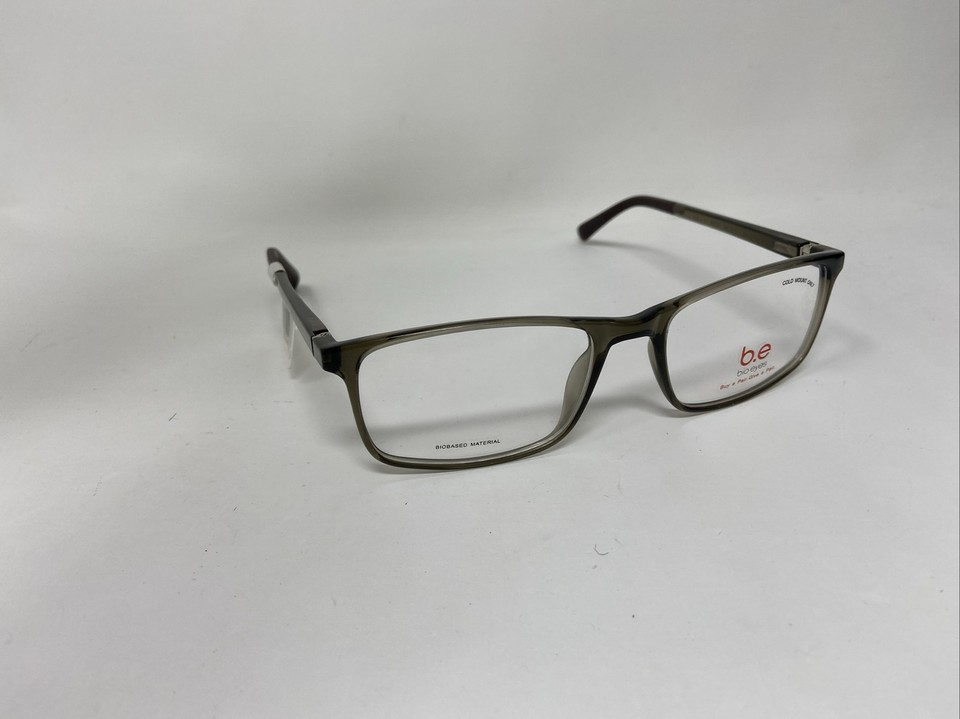 BIO EYES EYEWEAR BE17 OLIVE MOSS GRAY 54/18/140 FLEX HINGE EYEGLASSES ...